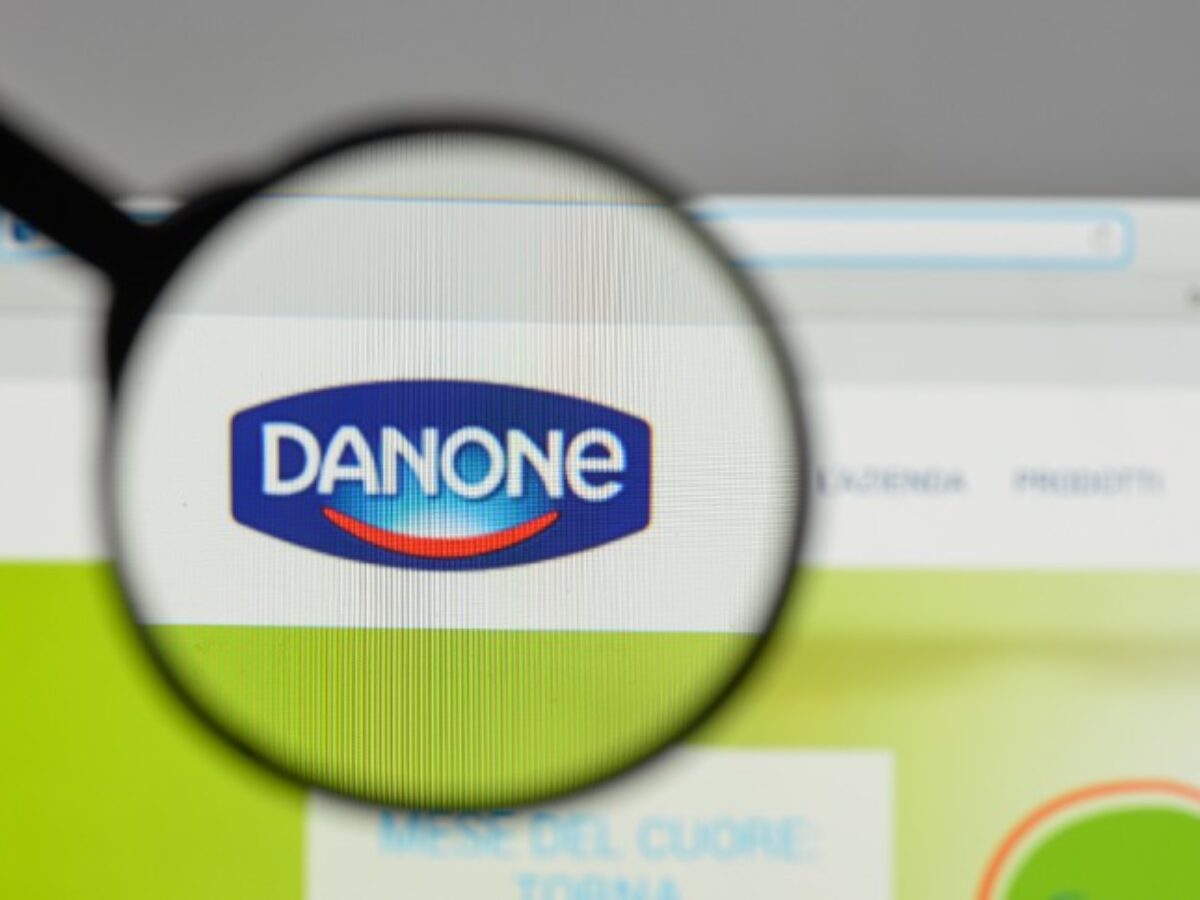 Logotipo Do Grupo Danone Nutrição E Saúde Para Todas As Idades